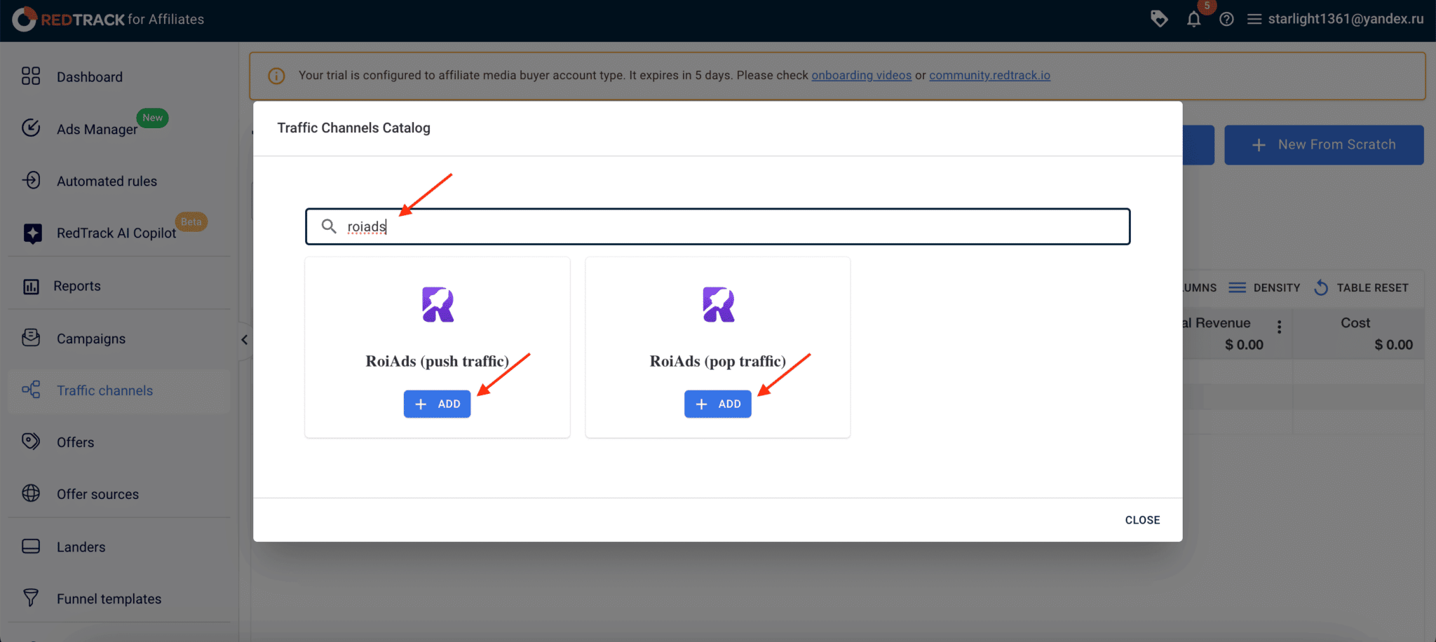 RedTrack Tracker Setup: Tracking Conversions with ROIads | ROIAds Blog