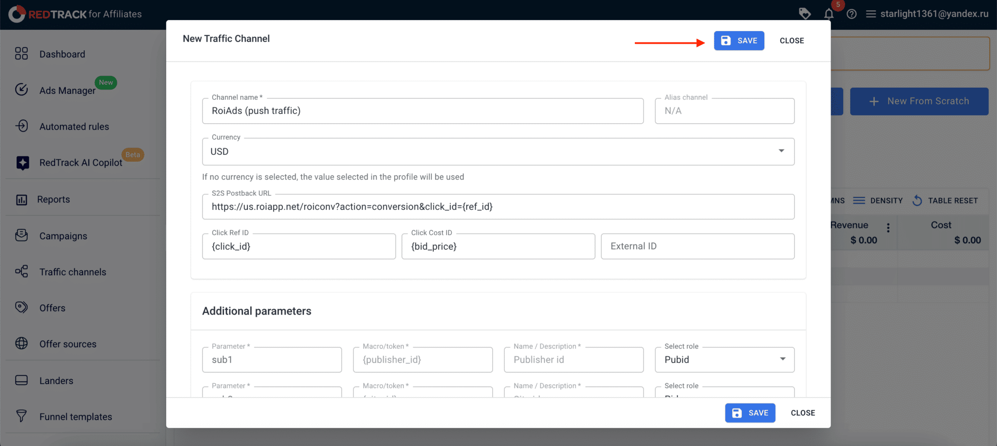 RedTrack Tracker Setup: Tracking Conversions with ROIads | ROIAds Blog