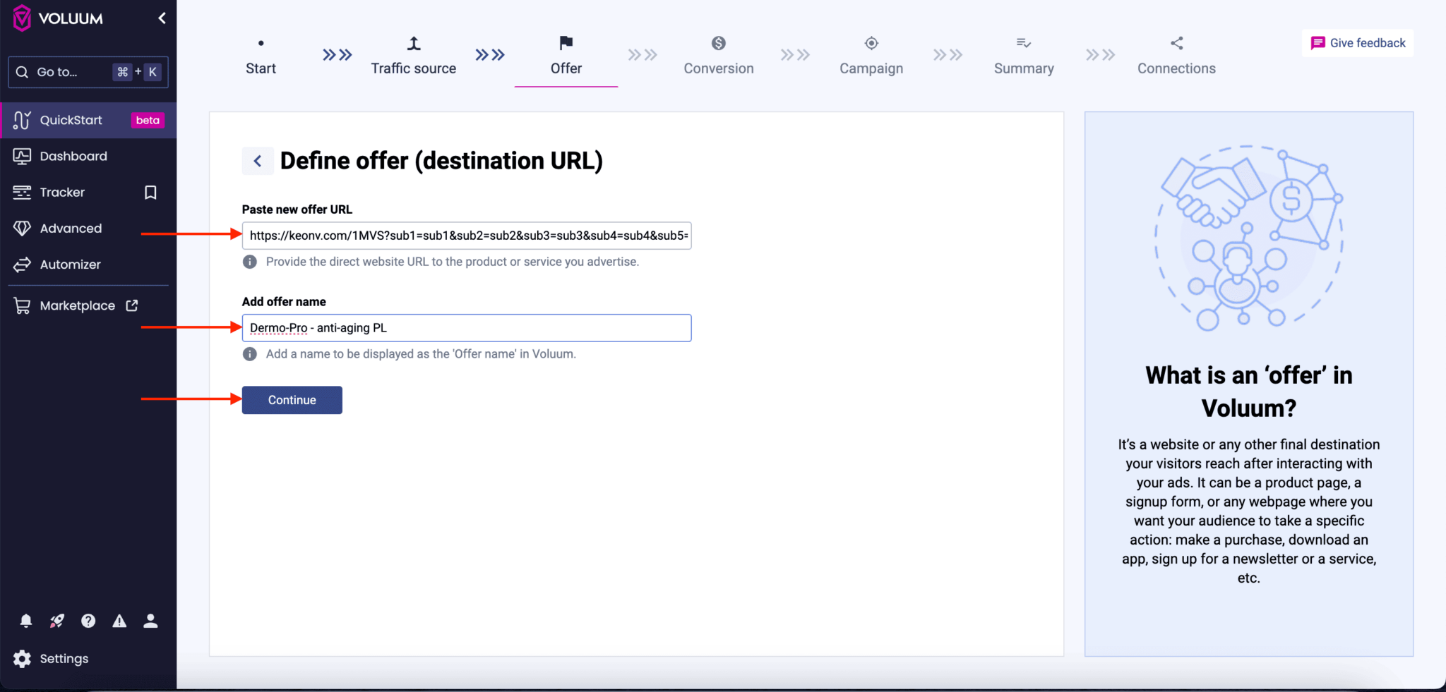 Voluum Tracker Setup: Tracking Conversions with ROIads | ROIAds Blog